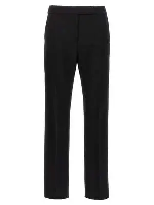 Max Mara Rino Wool Blend Trousers - Black