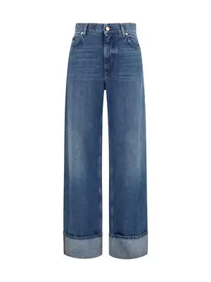 Dolce & Gabbana Straight-leg Five-pocket Jeans - Blue
