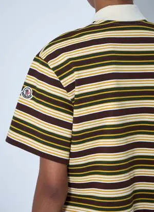 Moncler Striped Polo Shirt