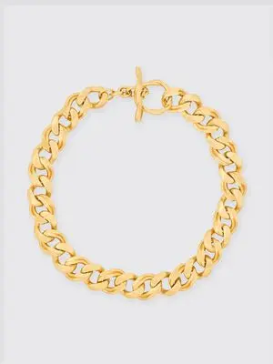 Saint Laurent Brass Necklace - Gold