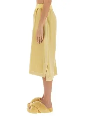 JIL SANDER Virgin Wool Midi Skirt