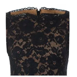 SELF-PORTRAIT Lace Mini Dress - Black