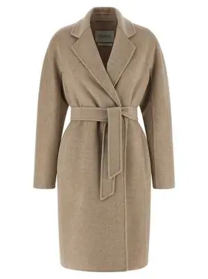 Max Mara Cashmere Midi Coat - Cream