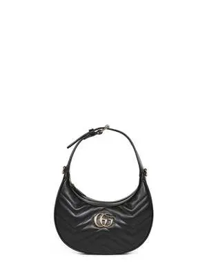 Gucci Black Gg Marmont Small Shoulder Bag - Multicolor