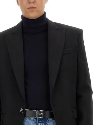 Balmain Turtleneck Knit Pullover