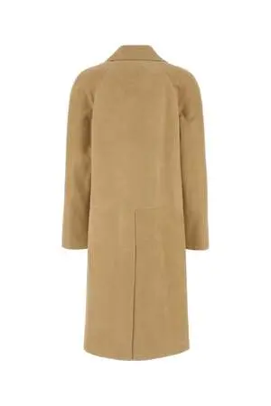 FERRAGAMO Suede Coat - Brown