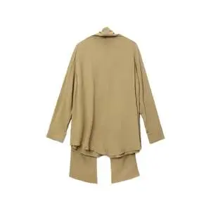 TOTEME Scarf Detailing Mock Neck Blouse - Cream
