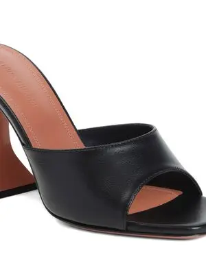 Amina Muaddi Lupida Leather Mules
