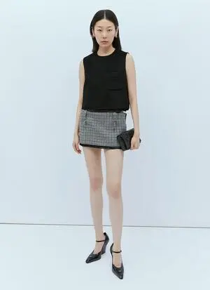 Miu Miu Tweed Mini Skirt