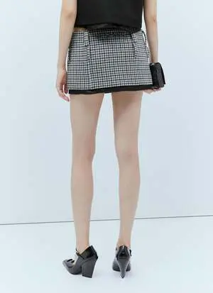 Miu Miu Tweed Mini Skirt