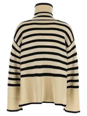 TOTEME Signature Stripe Wool Sweater - Multicolor