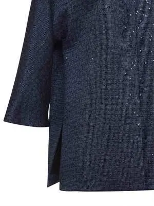 Giorgio Armani Sequined Viscose Blend Single-breasted Jacket - Multicolor