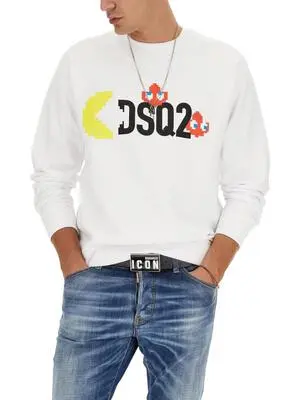 Dsquared2 X Pac-man Sweatshirt - White