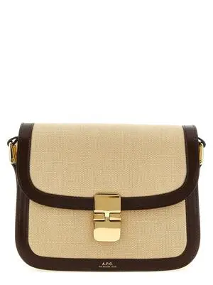 A.p.c. Grace' Small Crossbody Bag - Cream