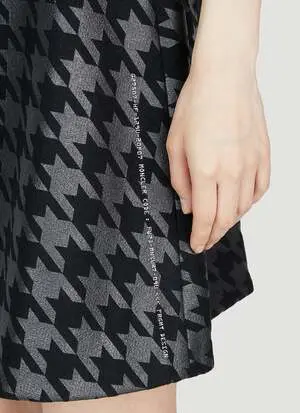 Moncler Houndstooth Mini Skirt