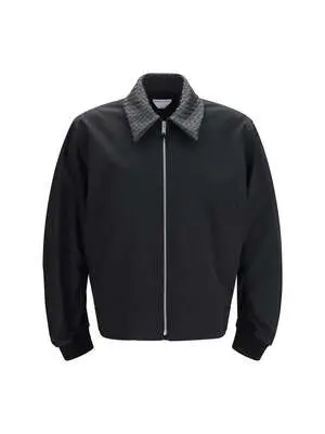 Bottega Veneta Padded Technical Nylon Jacket - Black