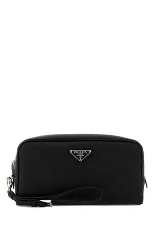 Prada Leather Beauty Case - Black