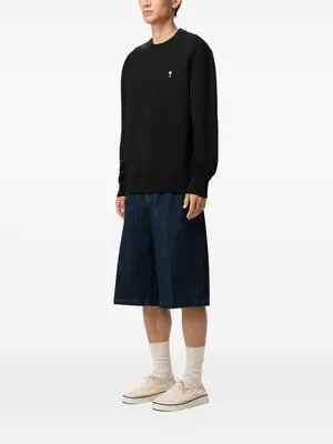 AMI Paris De Coeur Cotton Sweatshirt - Multicolor