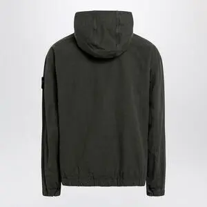 Stone Island Anthracite Grey Cotton Zip-up Jacket