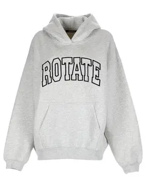 ROTATE BY BIRGER CHRISTENSEN Sweatshirt With Logo - Gray