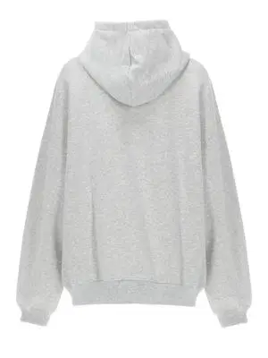 ROTATE BY BIRGER CHRISTENSEN Organic Cotton Hoodie With Logo - Gray