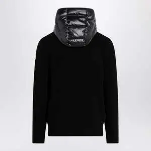 Moncler Padded Wool Zip-up Hoodie
