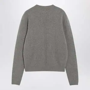 Rick Owens Dust Grey Cashmere-blend Sweater