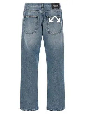 Off-White Half Arrow' Jeans - Blue