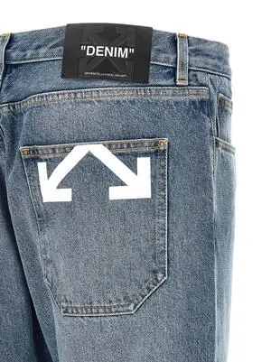 Off-White Half Arrow' Jeans - Blue