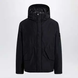Stone Island Padded Zip-up Jacket - Black