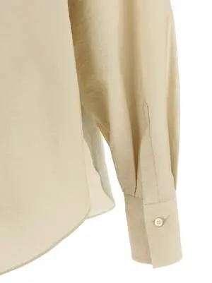 Brunello Cucinelli Sequin Embroidery Shirt - Cream