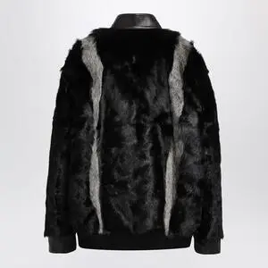 Valentino Garavani Shearling And Leather Jacket