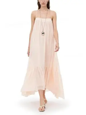 ROTATE BY BIRGER CHRISTENSEN Chiffon Midi Dress - Multicolor