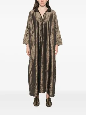 DANIELA GREGIS Silk Midi Dress