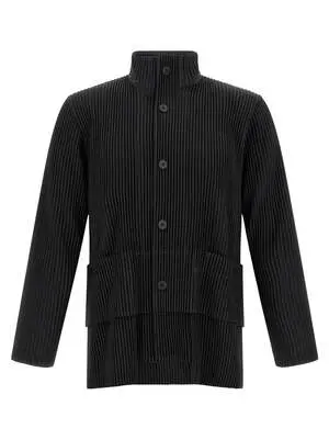 Issey Miyake Collared Outerwear For Men