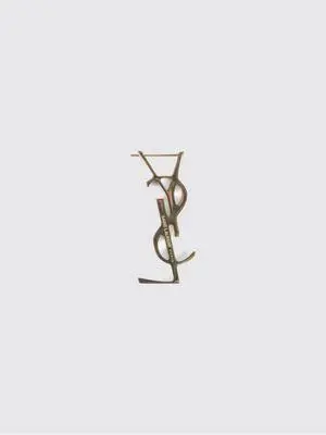 Saint Laurent Cassandre Brass Brooch
