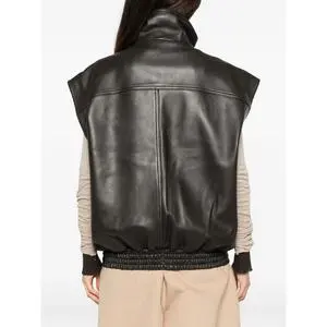 Balenciaga Leather Vest - Brown
