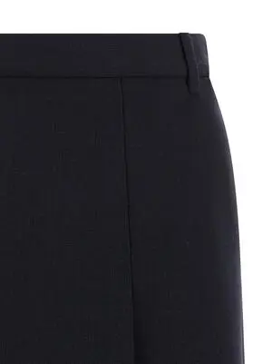 Prada Virgin Wool Multi-split Midi Skirt