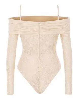 Zimmermann Lace Bodysuit Rebellion - Cream