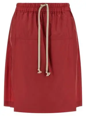 Rick Owens Moncler + 'kiltshorts' Bermuda Shorts - Red