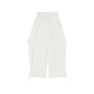 GANNI Tapered Trousers - White