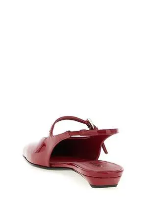 Prada Patent Leather Slingback - Red