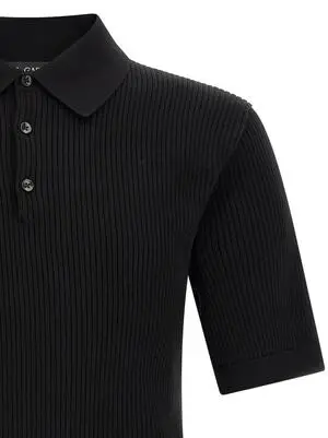Dolce & Gabbana Micro-ribbed Polo Shirt