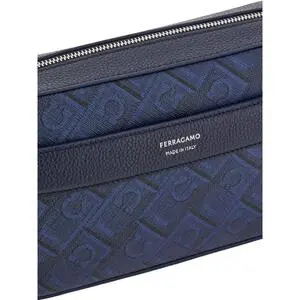 FERRAGAMO Messenger Bags - Blue