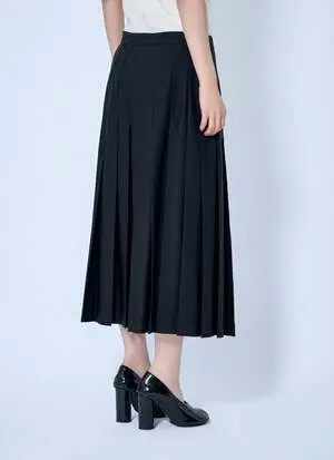 Chloé Virgin Wool Skirt With Buckles