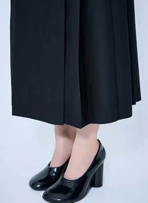 Chloé Virgin Wool Skirt With Buckles