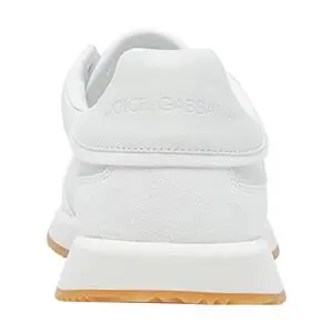 Dolce & Gabbana Leather Dg Cushion Sneakers - White