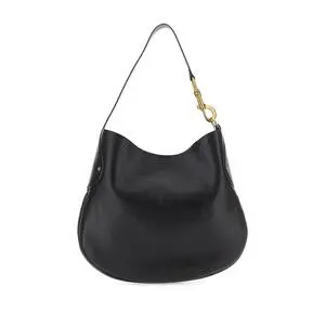 Mulberry Calf Leather Shoulder Bag - Black