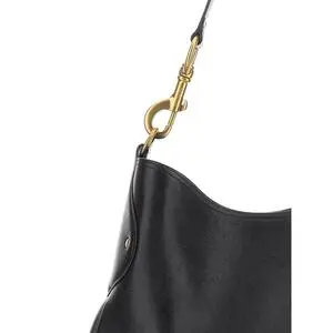 Mulberry Calf Leather Shoulder Bag - Black