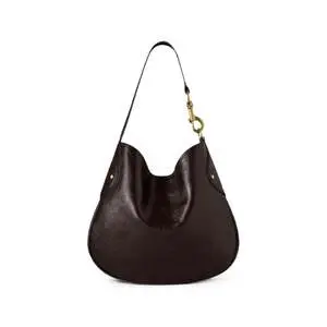 Mulberry Calf Leather Shoulder Bag - Black